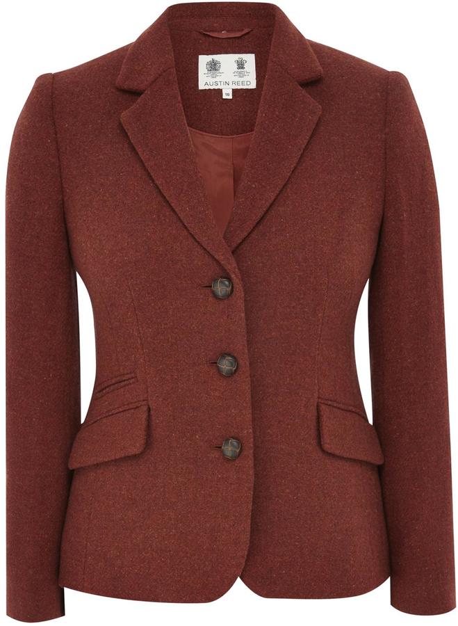 Austin Reed Herringbone Tweed Jacket - ShopStyle Blazers