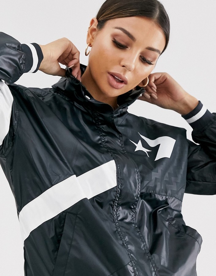 Converse Voltage black track jacket - ShopStyle