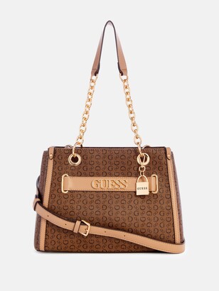 Guess Factory Creswell Logo Satchel - ShopStyle