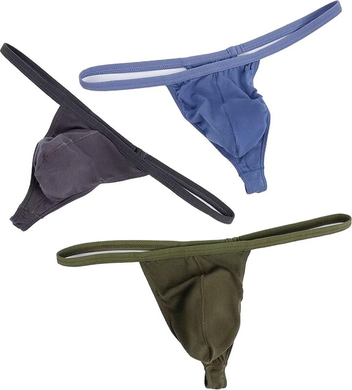 Faringoto Men's Modal G-string Thong Low-Rise - ShopStyle Boxers