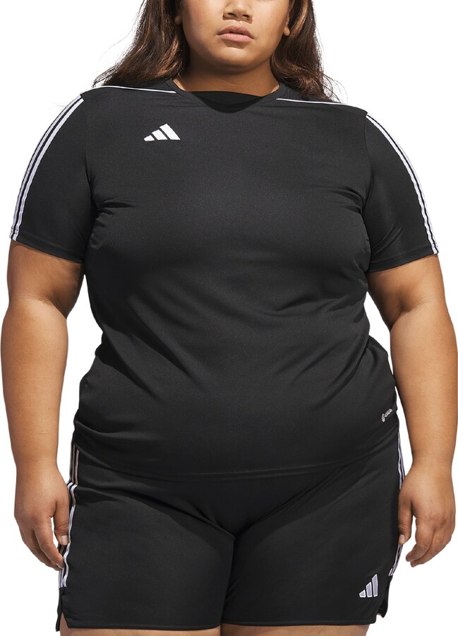 adidas Plus Size Tiro 23 Performance 3-Stripes League Jersey - ShopStyle