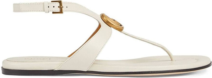 Gucci GG Marmont leather sandals - ShopStyle