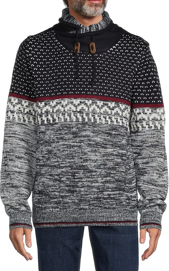 Point Zero by Maurice Benisti Shawl Collar Sweater - ShopStyle