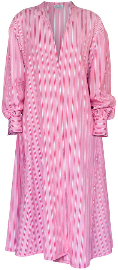 Filanda n.18 - Red Stripes Ottoman Duster - ShopStyle Jackets