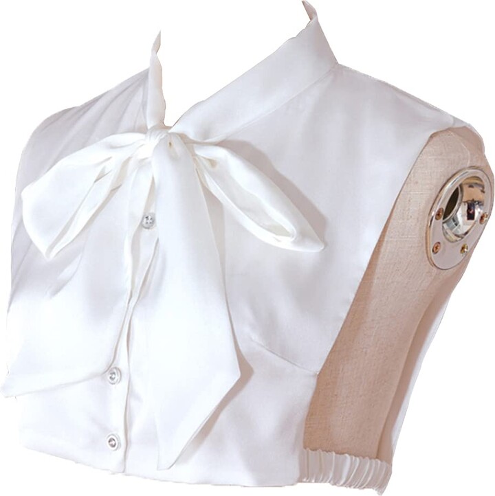 Elegtiskas Women’s Detachable Dickey Collar Half Shirt Blouse Collae ...
