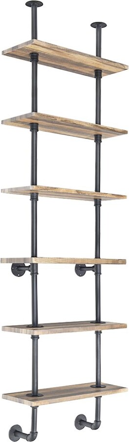 Slickblue 6-Tier Industrial Wall Mounted Pipe Shelves - ShopStyle ...