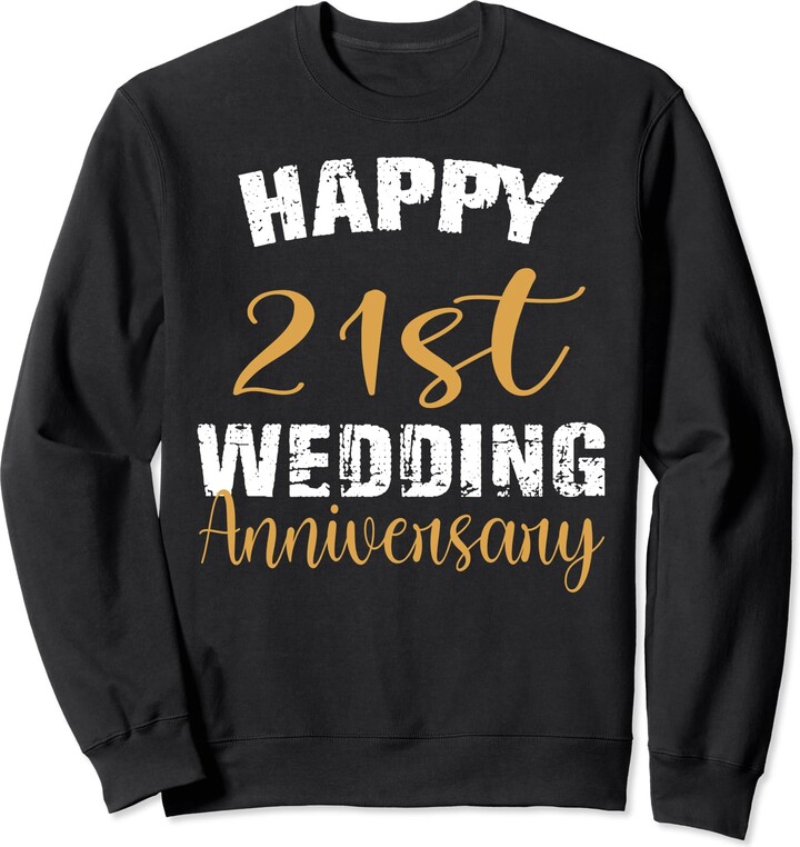 21st Year Marriage Funny Couples Anniversary LGBTQ 21 Years Happy Wedding Anniversary Cool ...