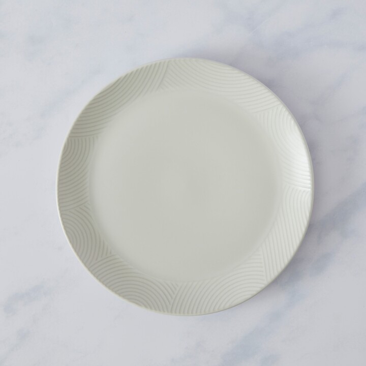 Dunelm Curves Stoneware Side Plate White - ShopStyle Dinnerware