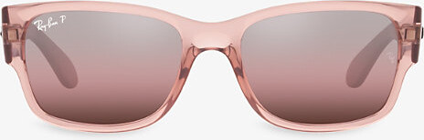 Ray-Ban Womens Pink RB4388 Pillow-frame Propionate Sunglasses - ShopStyle