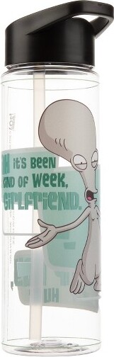 American Dad Roger the Alien 24 Ounce Transparent Plastic Water Bottle ...