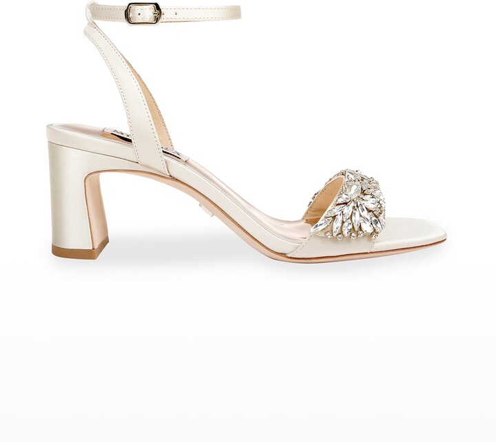 Badgley Mischka Marsha Block-Heel Sandals - ShopStyle