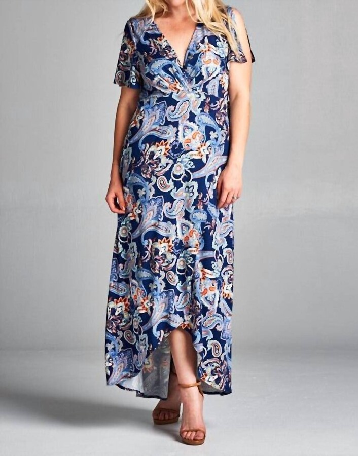 Super Lady Fiona Maxi Dress in Paisley Blue - ShopStyle