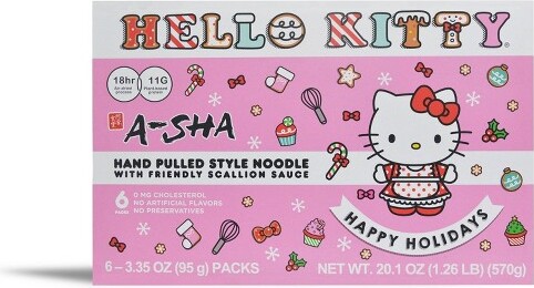 A-Sha Foods USA A-SHA Hello Kitty Noodles - 6pk / 20.1oz - ShopStyle ...