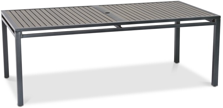 Agio Aluminum 84" x 42" Outdoor Dining Table, Created for Macy's ...