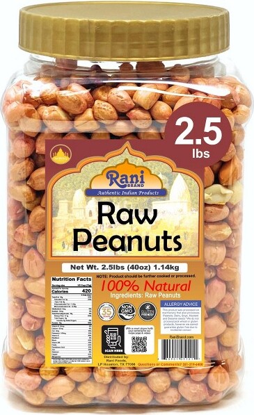 Rani Brand Authentic Indian Foods Peanuts Raw Whole w/Skin (uncooked ...