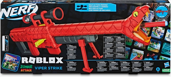 Nerf Roblox Zombie Attack: Viper Strike Dart Blaster - ShopStyle Games ...