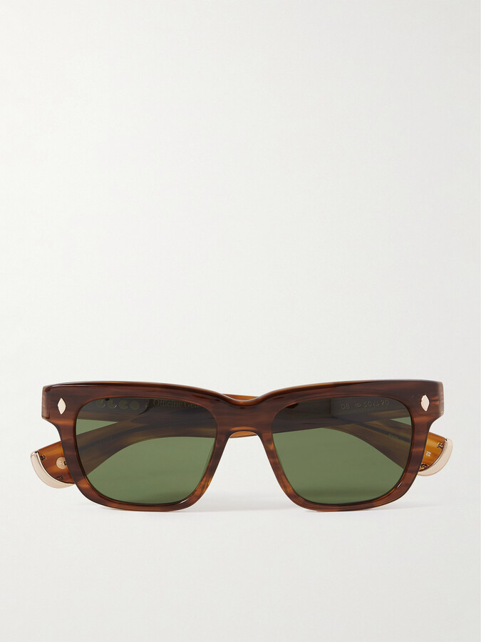 Garrett Leight California Optical + Officine Générale Square-Frame ...