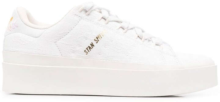 adidas Stan Smith Bonega platform low-top sneakers - ShopStyle