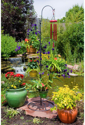 Yard Butler Yard Tree Indoor/Outdoor Adjustable Hanging Steel, Vertical ...