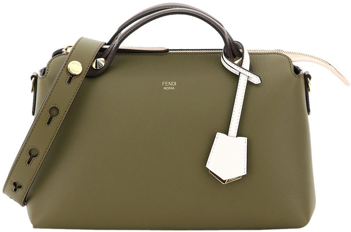 Fendi Green Leather By The Way Medium Bag - ShopStyle