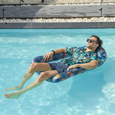 Belleze Inflatable Pool Floats for adult, Multi-Purpose Tanning pool ...