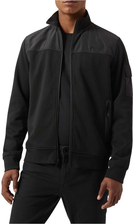 DKNY Men's Brushed Back Tech Fleece Full Zip Track Jacket - ShopStyle