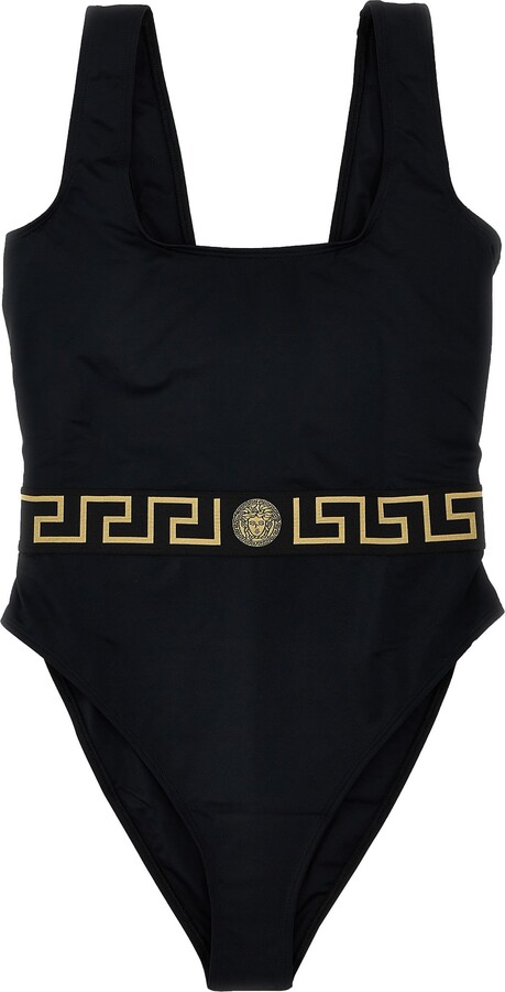 Versace 'greca' One-piece Swimsuit - ShopStyle