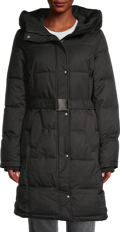 Sam Edelman Belted Puffer Jacket - ShopStyle