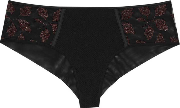 Simone Perele Dahlia Embroidered Tulle Briefs - ShopStyle Panties