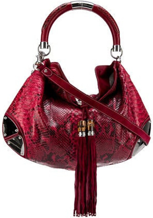 Gucci Python Indy Hobo - ShopStyle Shoulder Bags