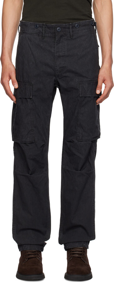 Ralph Lauren RRL Black Surplus Cargo Pants - ShopStyle