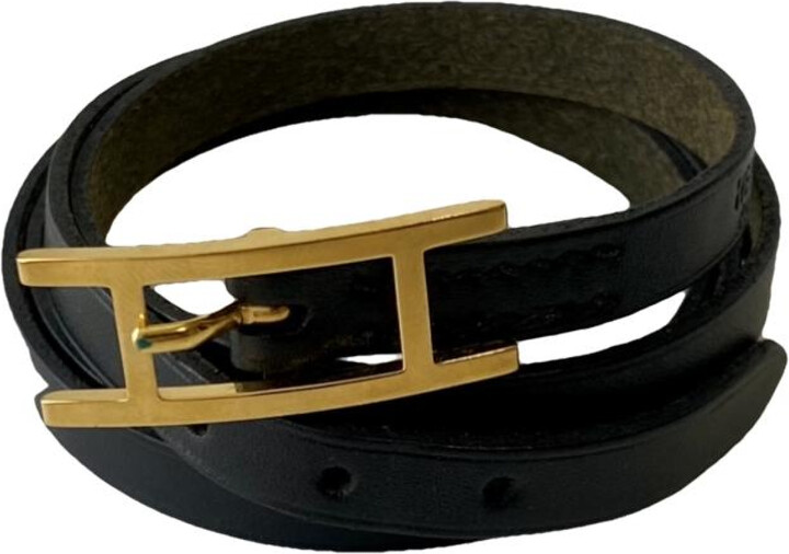 Hermes Hapi leather bracelet - ShopStyle