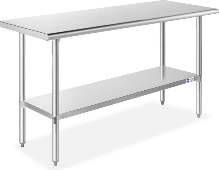 Gridmann 60 x 24 Inch Stainless Steel Table w/ Undershelf, Nsf ...
