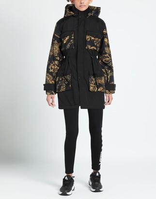 Versace La Greca print puffer jacket - ShopStyle