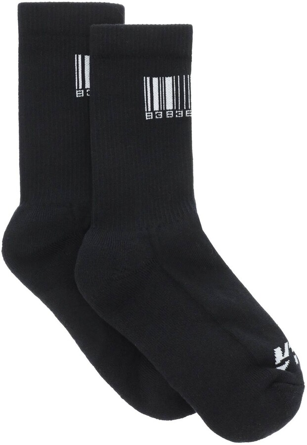 Vtmnts Barcode Logo Sports Socks - ShopStyle