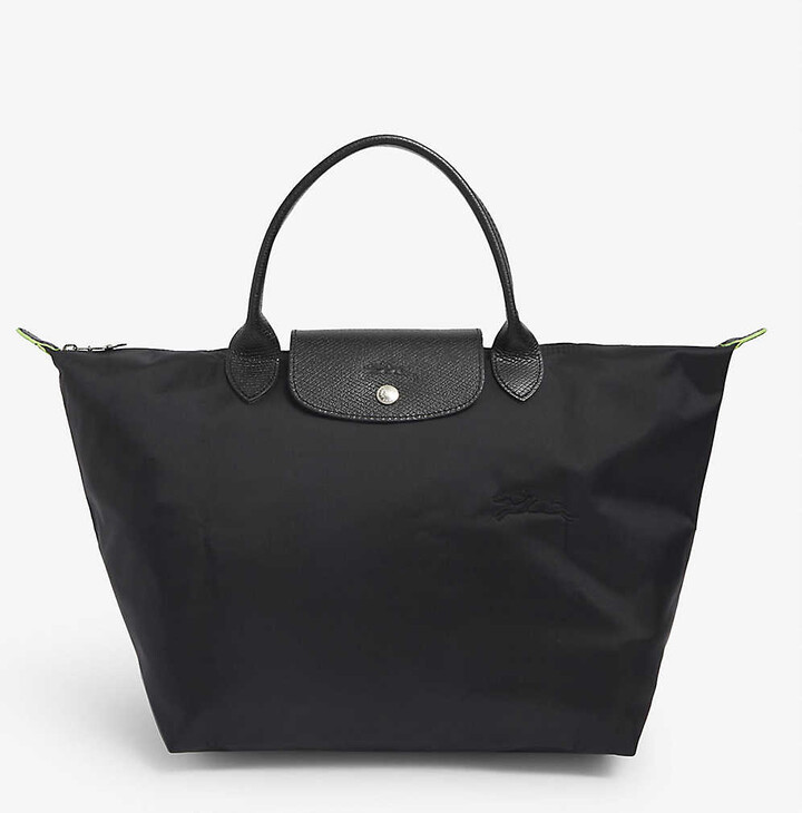 Longchamp Le Pliage Green recycled-polyamide top handle bag - ShopStyle