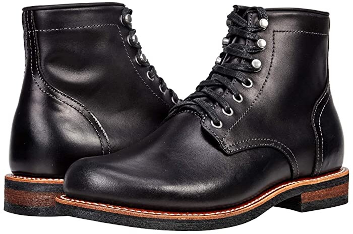 Georgia Boot Small Batch 6 Plain Toe Stacked Heel - ShopStyle