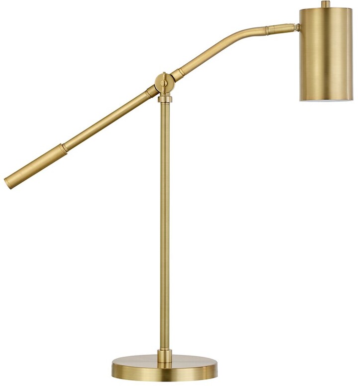 Abraham + Ivy Willis Brass Desk Lamp With Boom Arm - ShopStyle