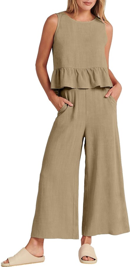 Generic 2 Piece Summer Outfit for Women - ShopStyle Trousers