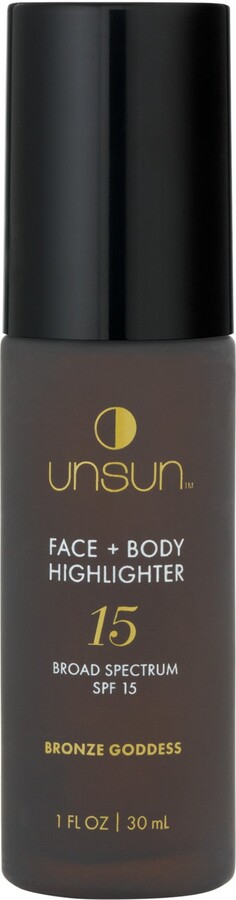 Unsun Cosmetics Face & Body Highlighter SPF 15 Bronze Goddess - ShopStyle