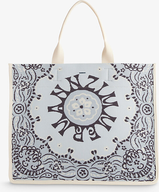 Zimmermann Womens Blue Bandana Matchmaker Bandana-print Recycled ...