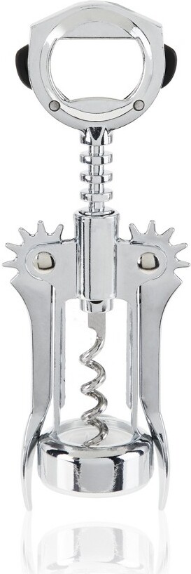 True Foil Cutting Winged Corkscrew with Built-In Foil Cutter and Bottle ...