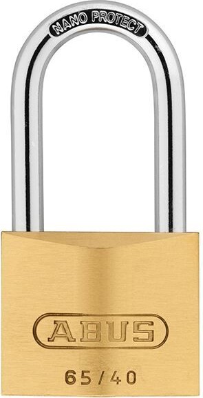 Abus 65/40mm Brass Padlock 40mm Long Shackle Keyed Alike 6406 ...