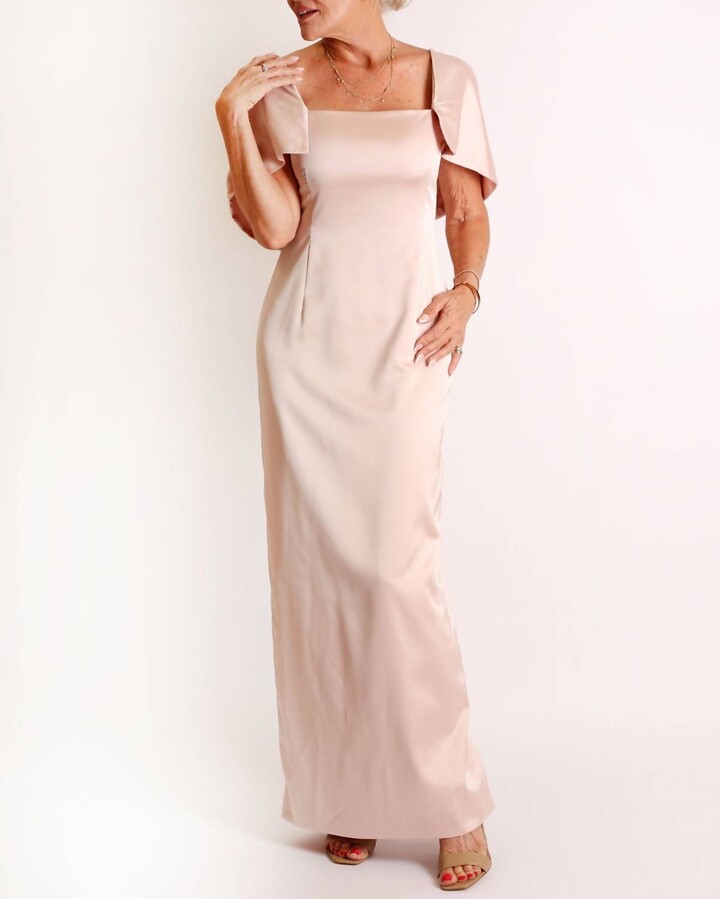Camilyn Beth The Flora Gown In Blush Satin - ShopStyle Bridal Dresses