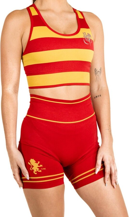 Harry Potter Womens Cosplay Gryffindor Active Workout Outfits - Biker ...