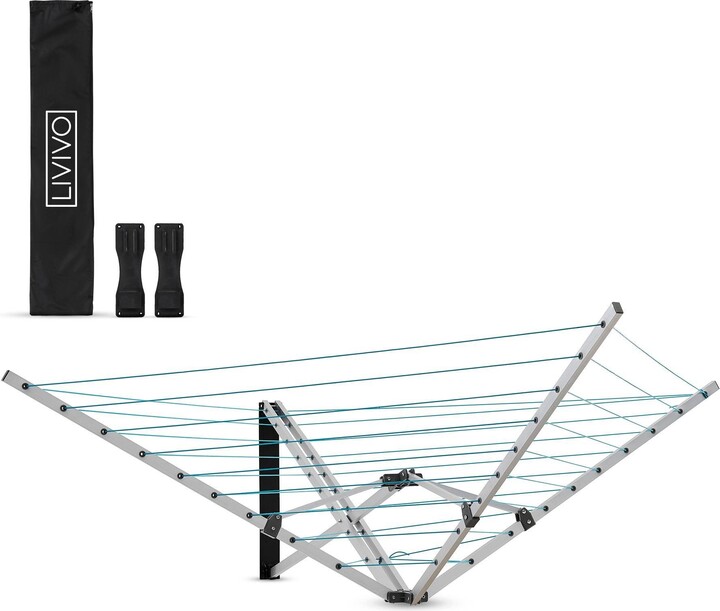 LIVIVO Retractable Wall Mounted Washing Line - ShopStyle Fire Pits