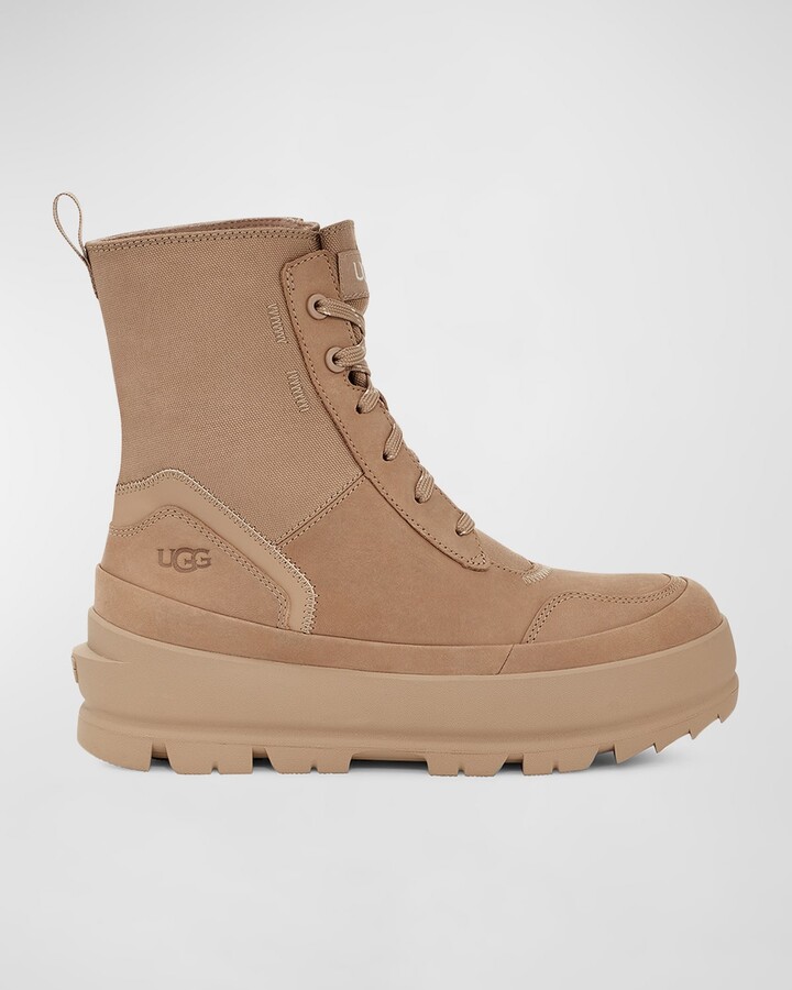 UGG Canvas Lug-Sole Hiker Boots - ShopStyle