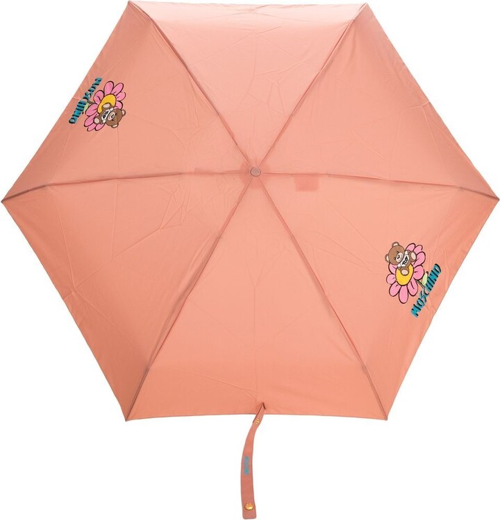 Moschino Teddy Bear compact umbrella - ShopStyle