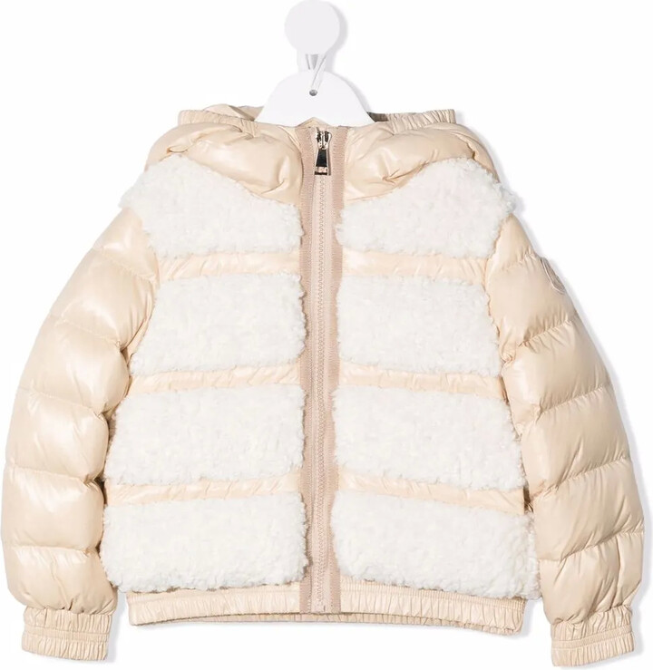 Moncler Enfant Contrasting-Panel Puffer Jacket - ShopStyle Girls' Outerwear