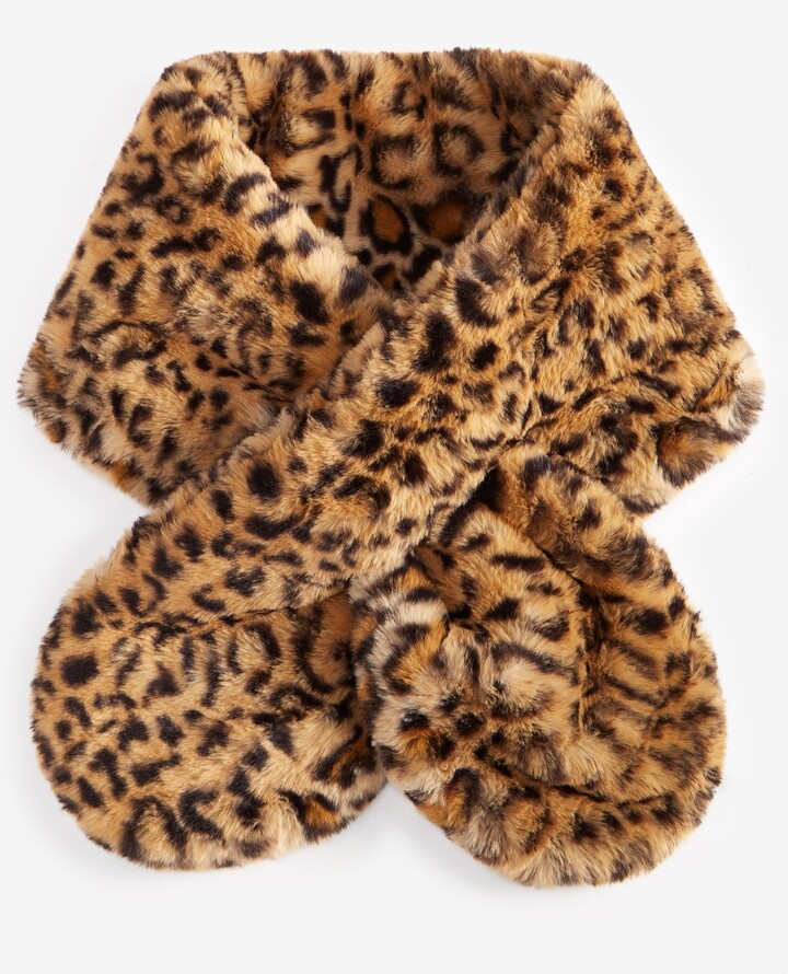 INC International Concepts Women's Pull-Through Faux-Fur Scarf, Created ...